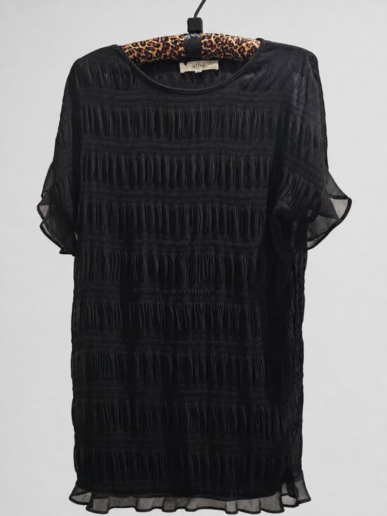 athe' vanessabruno | Dresses | Sheer Black Dress By Athe Vanessabruno ...